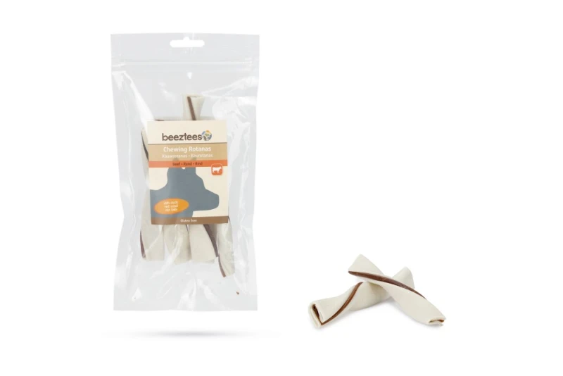 Beeztees hondensnack Kauwrotanas Eend 6 stuks